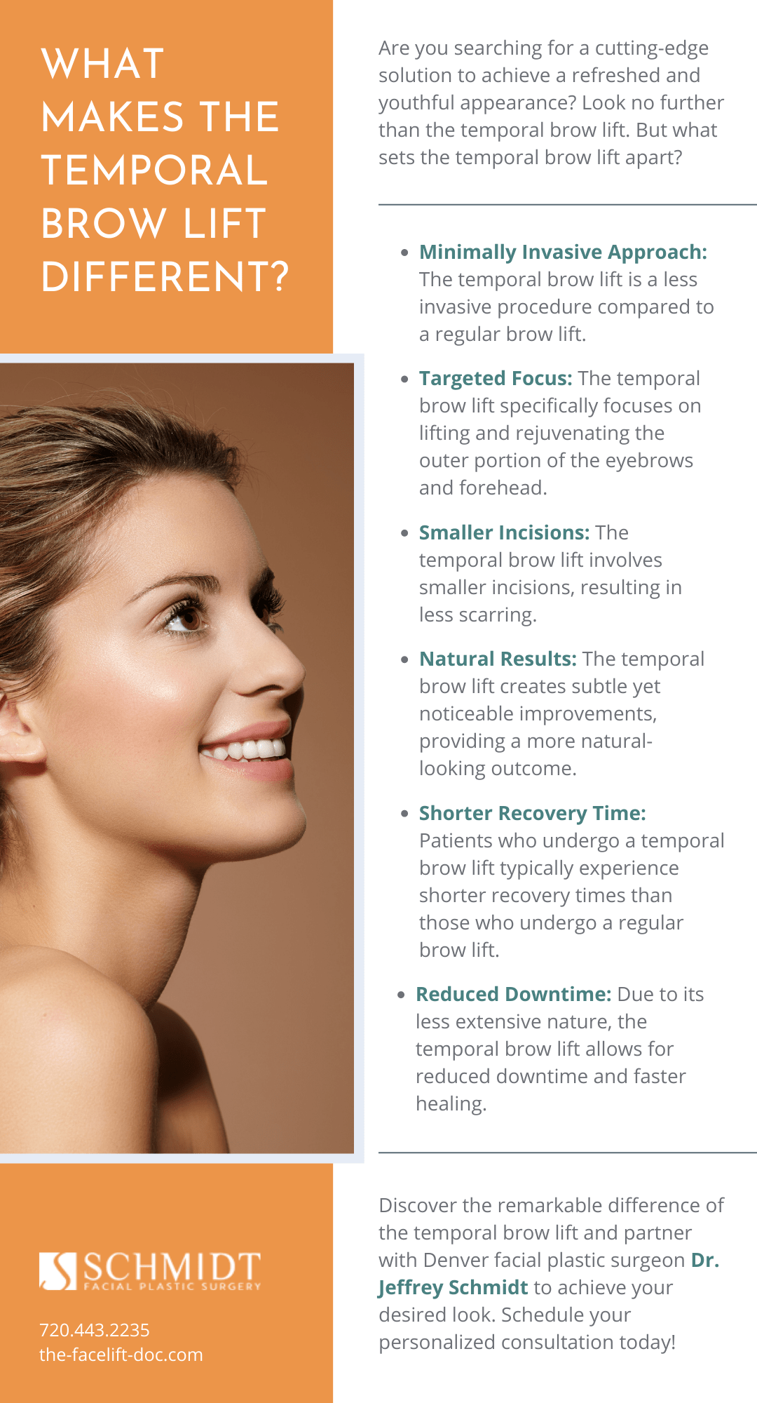 Brow Lift Denver - Brighten Your Facial Appearance | Dr. Schmidt